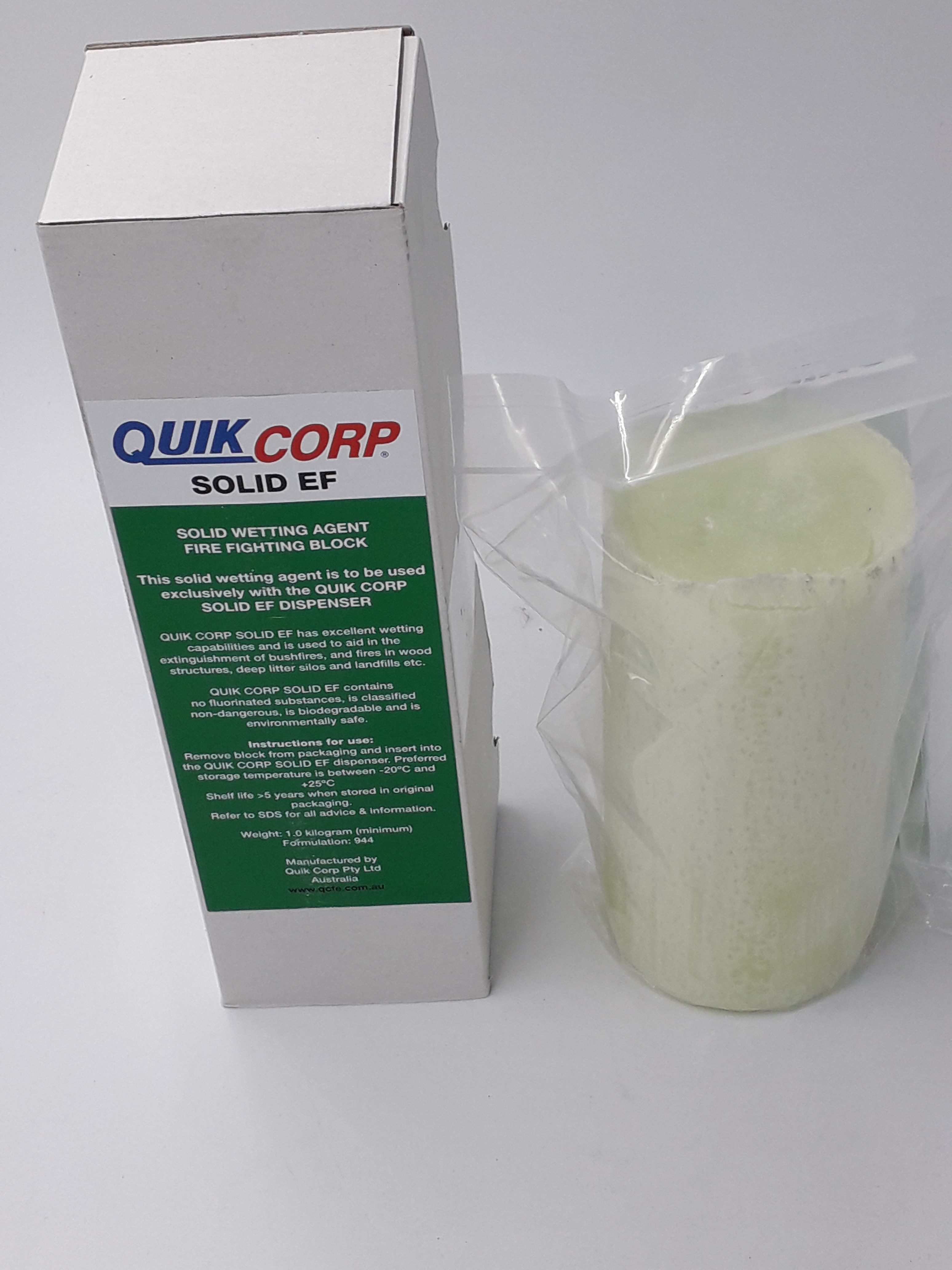 Quikcorp Solid EF Foam Capsule | FIRE AND RESCUE PRODUCTS PTY LTD